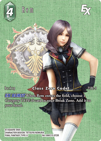 Rem EX (Full Art) - Legacy Collection - Final Fantasy TCG