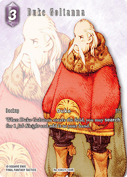 Duke Goltanna (Full Art) - Legacy Collection - Final Fantasy TCG