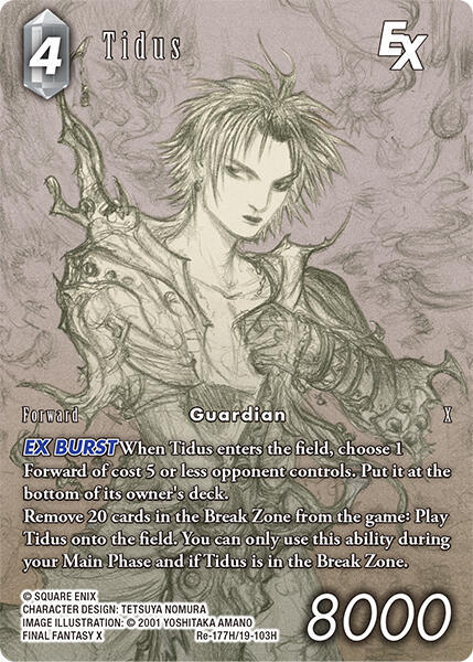 Tidus EX (Full Art) - Legacy Collection - Final Fantasy TCG - TCGplayer.com