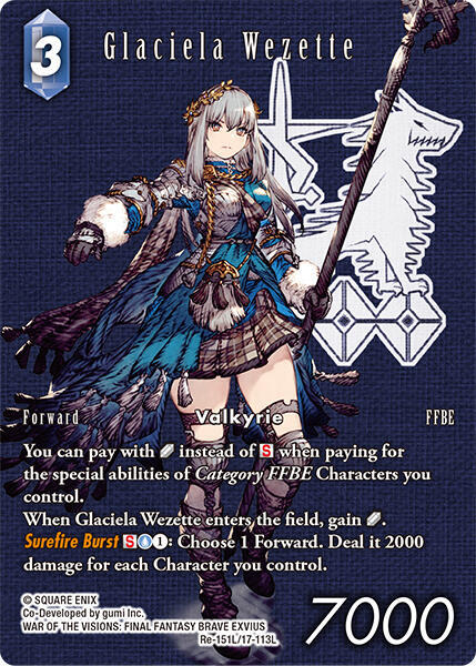 Glaciela Wezette (Full Art) - Legacy Collection - Final Fantasy TCG