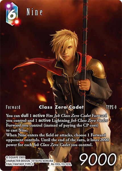 Nine (Full Art) - Legacy Collection - Final Fantasy TCG