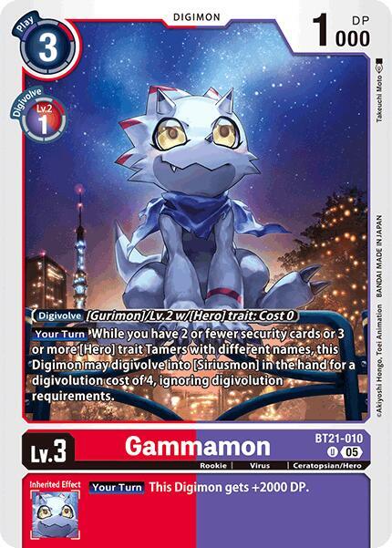 Gammamon - World Convergence - Digimon Card Game - TCGplayer.com