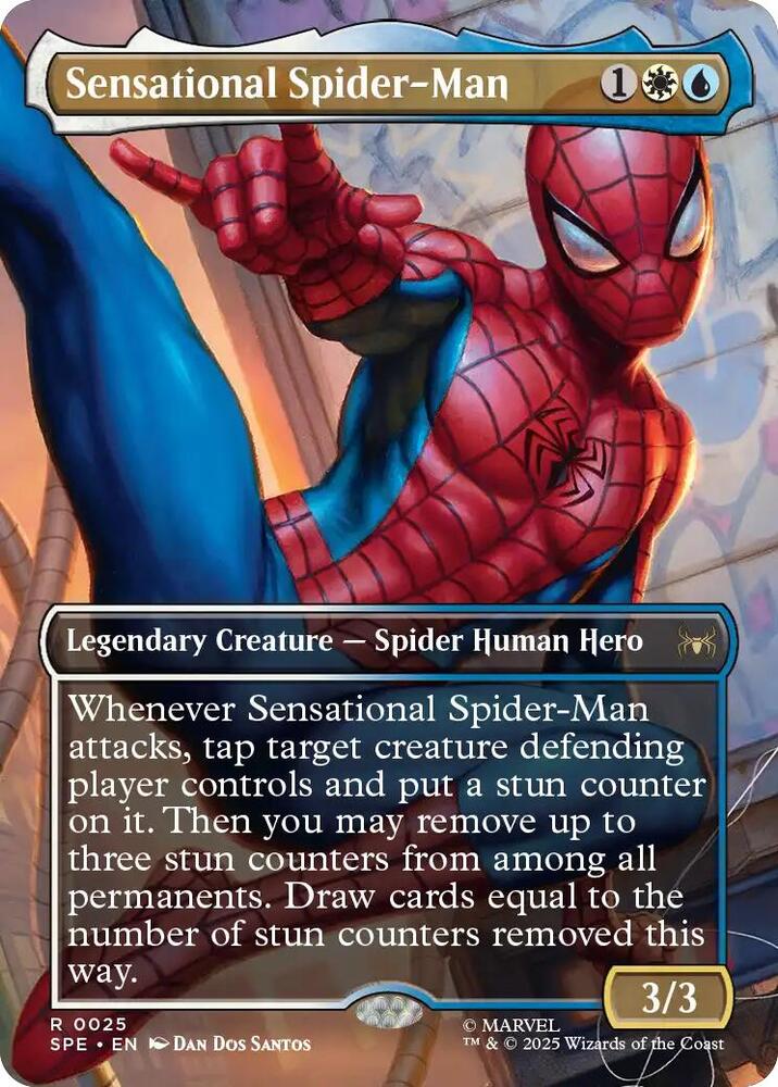 Venom, Deadly Devourer (Borderless) - Marvel's Spider-Man: Eternal-Legal - Magic: The Gathering ...