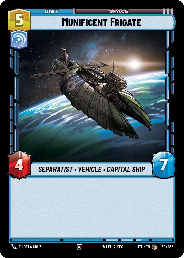 Munificent Frigate - Jump to Lightspeed - Star Wars: Unlimited ...