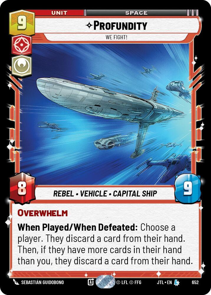 Profundity - We Fight! (Foil) - Jump to Lightspeed - Star Wars ...