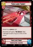 Twin Laser Turret (Foil) - Jump to Lightspeed - Star Wars: Unlimited