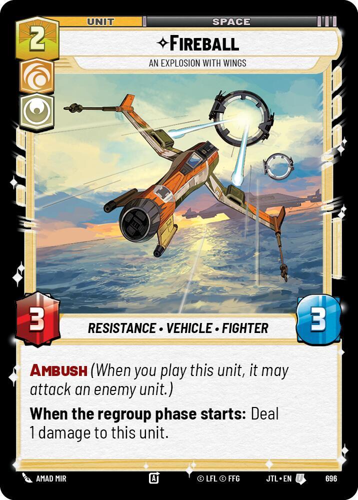 Fireball - An Explosion With Wings (Foil) - Jump to Lightspeed - Star ...