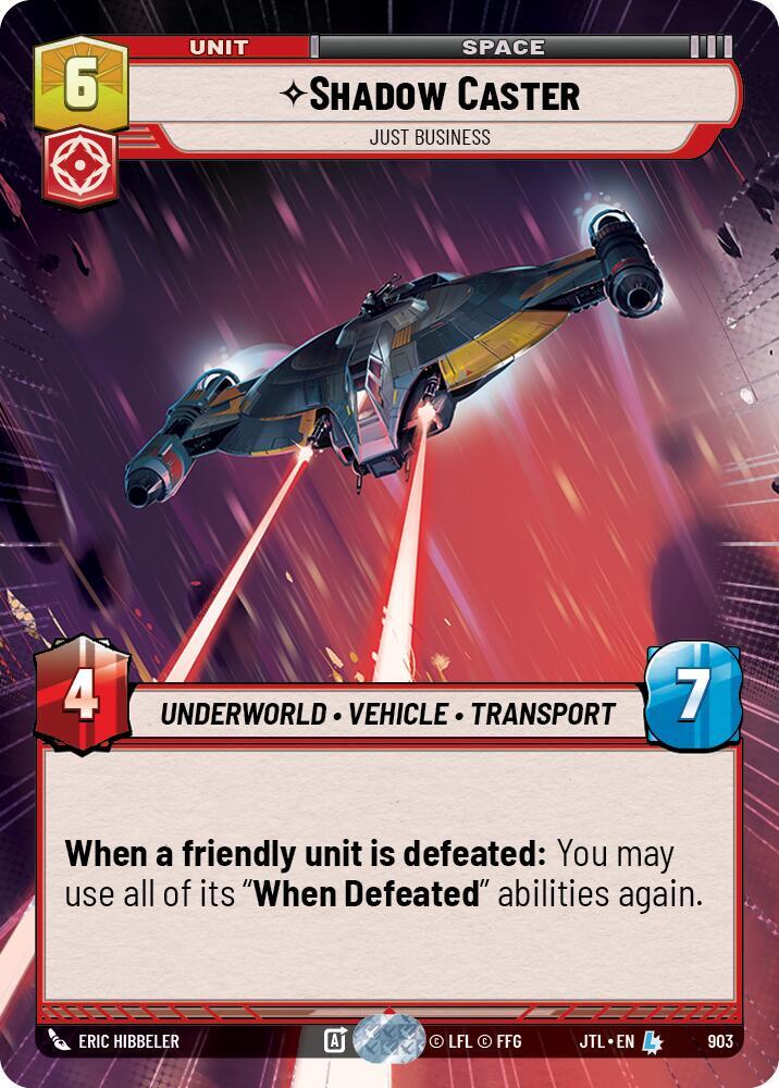 Shadow Caster - Just Business (Hyperspace Foil) - Jump to Lightspeed ...