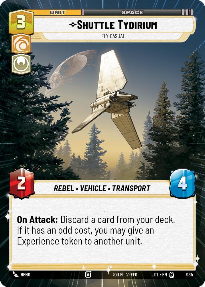 Shuttle Tydirium - Fly Casual (Hyperspace Foil) - Jump to Lightspeed ...