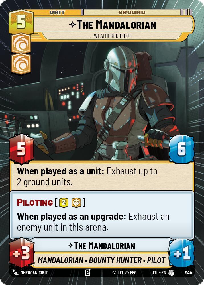 The Mandalorian - Weathered Pilot (Hyperspace Foil) - Jump to ...