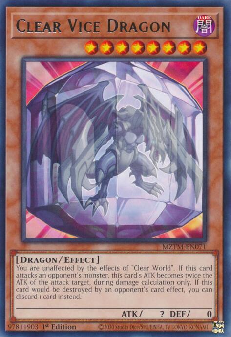 Clear Vice Dragon - Maze of the Master - YuGiOh - TCGplayer.com