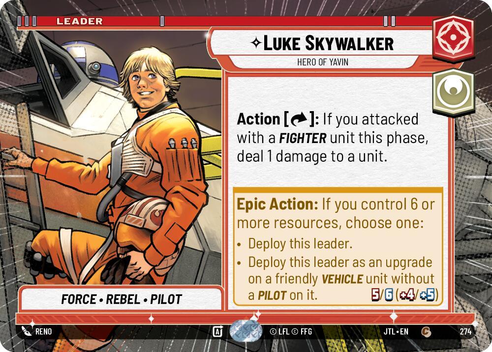 Luke Skywalker - Hero of Yavin (Hyperspace) - Jump to Lightspeed - Star ...