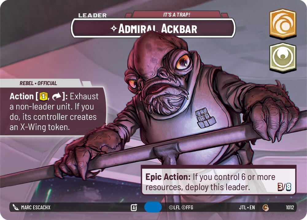 Admiral Ackbar - It's A Trap! (Showcase) - Jump to Lightspeed - Star ...