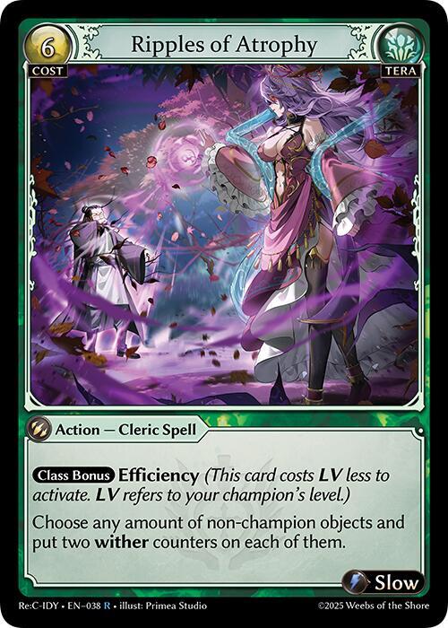 Ripples of Atrophy - Diao Chan Re: Collection, Idyll Corsage - Grand Archive TCG
