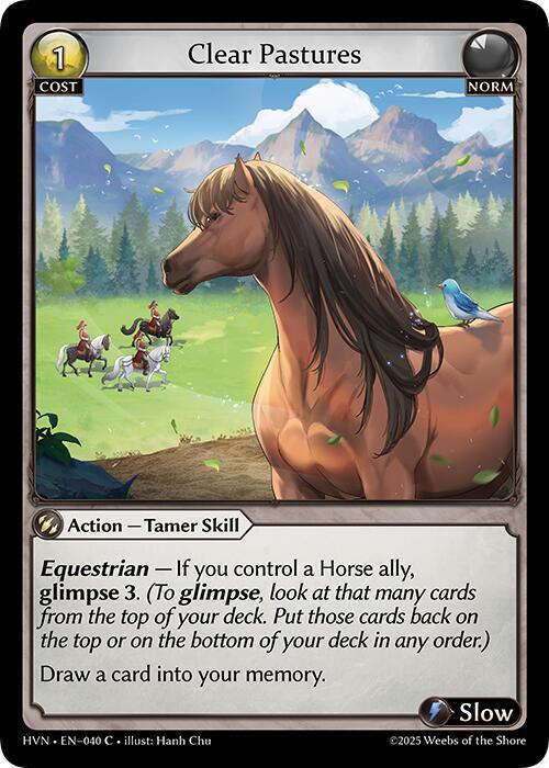 Clear Pastures - Abyssal Heaven - Grand Archive TCG - TCGplayer.com