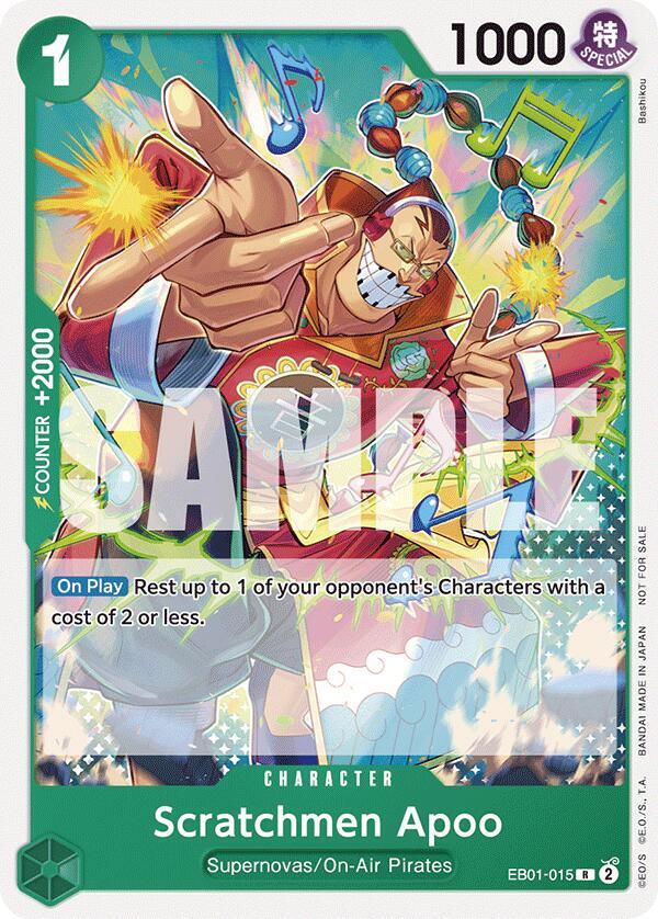Scratchmen Apoo (Tournament Pack 2025 Vol. 2) - One Piece Promotion Cards - One Piece Card Game ...