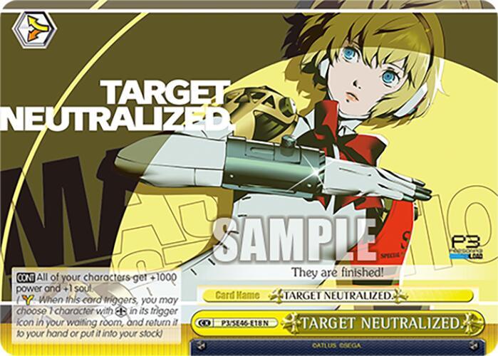 TARGET NEUTRALIZED. - Persona 3 Reload Premium Booster - Weiss Schwarz
