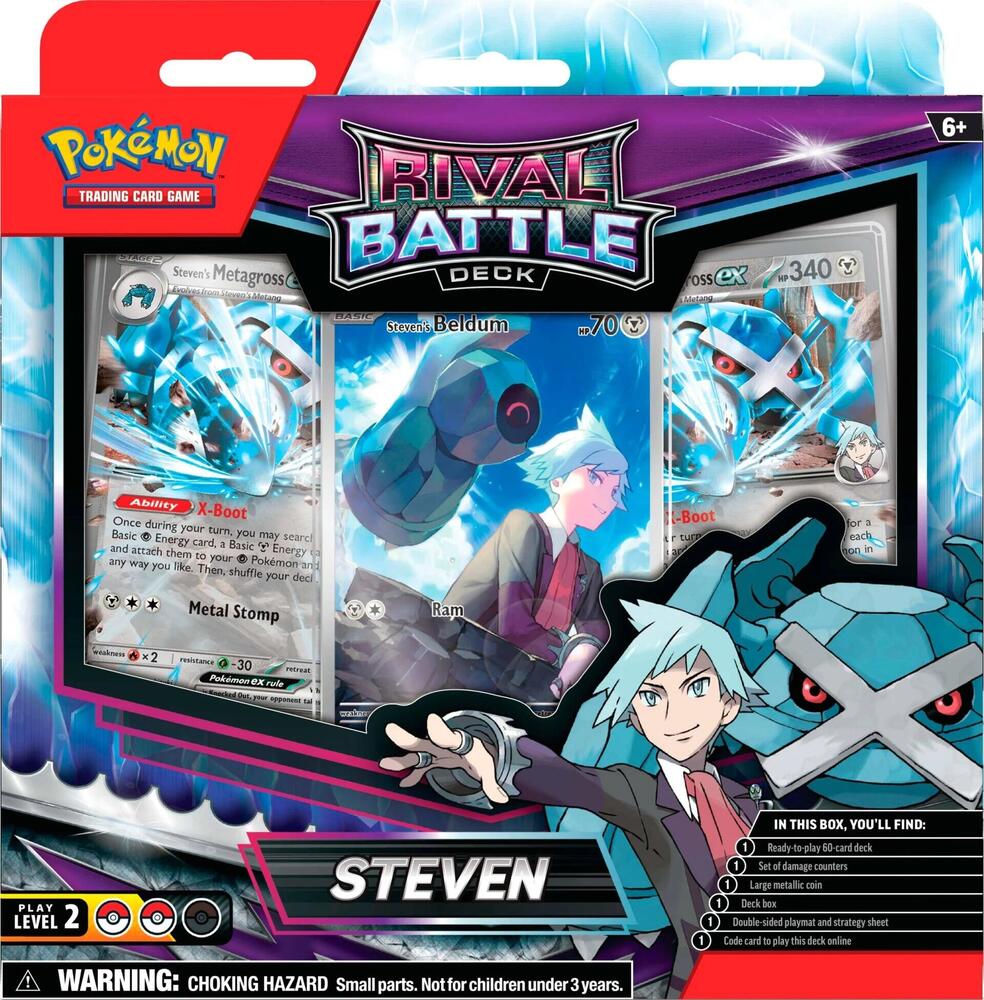 Rival Battle Deck [Steven] - Miscellaneous Cards & Products - Pokemon ...
