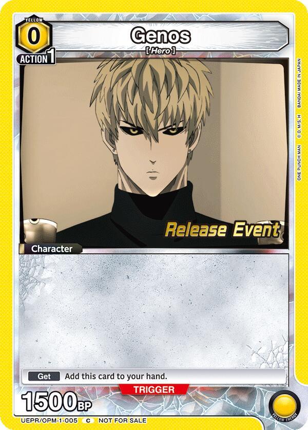 Genos (005) - UE06BT: One Punch Man Release Event Cards - Union Arena - TCGplayer.com