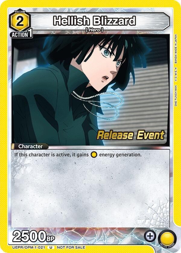 Hellish Blizzard (021) - UE06BT: One Punch Man Release Event Cards - Union Arena