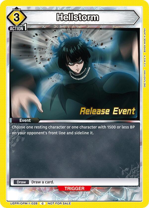 Hellstorm - UE06BT: One Punch Man Release Event Cards - Union Arena ...