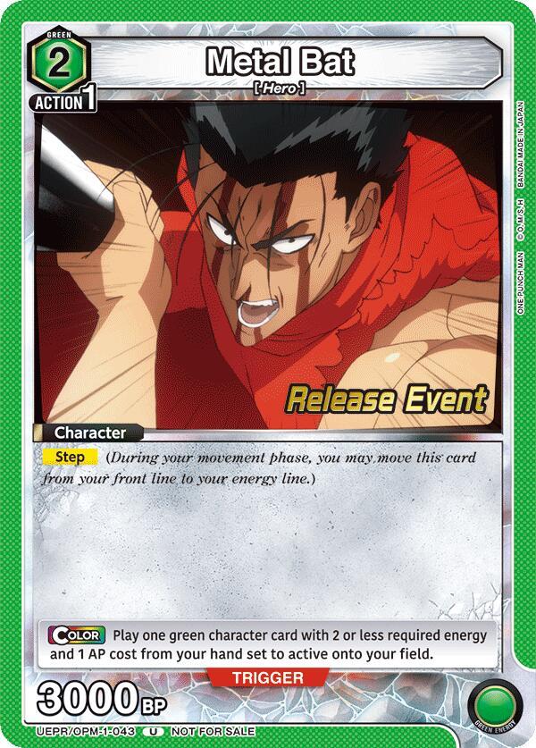 Metal Bat (043) - UE06BT: One Punch Man Release Event Cards - Union ...