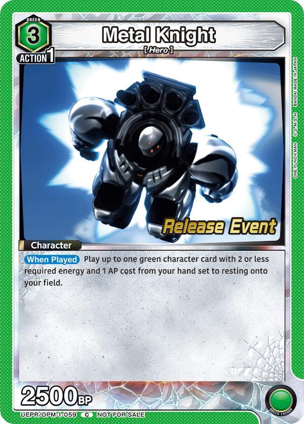Metal Knight - UE06BT: One Punch Man Release Event Cards - Union Arena