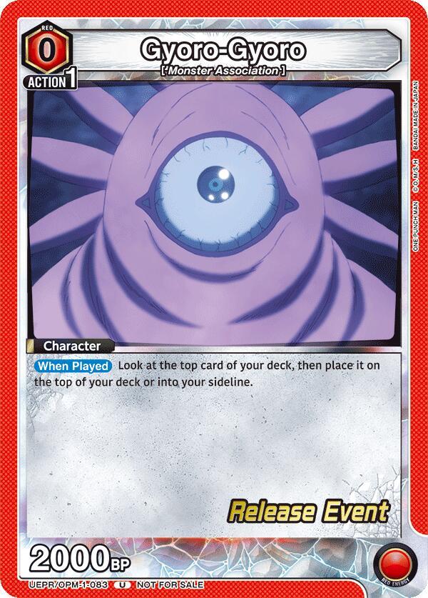 Gyoro-Gyoro - UE06BT: One Punch Man Release Event Cards - Union Arena