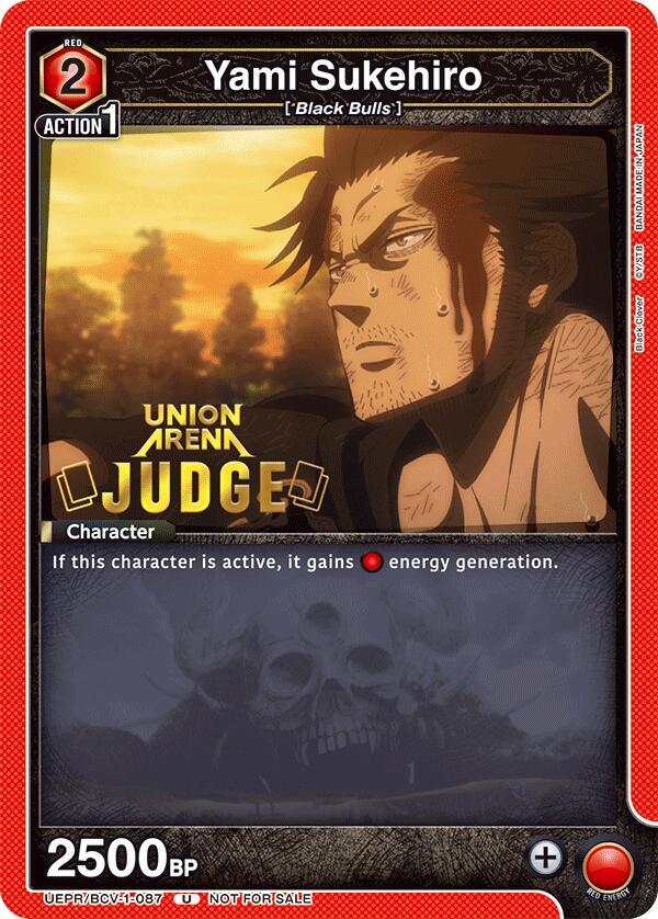 Yami Sukehiro (Judge Pack) - Union Arena Promotion Cards - Union Arena ...