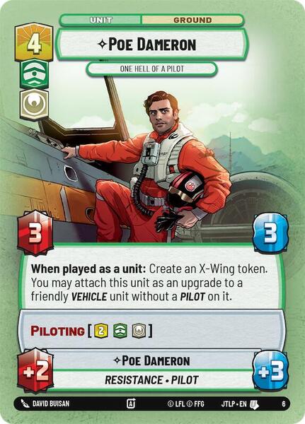 Poe Dameron - One Hell of a Pilot - Jump to Lightspeed - Weekly Play ...
