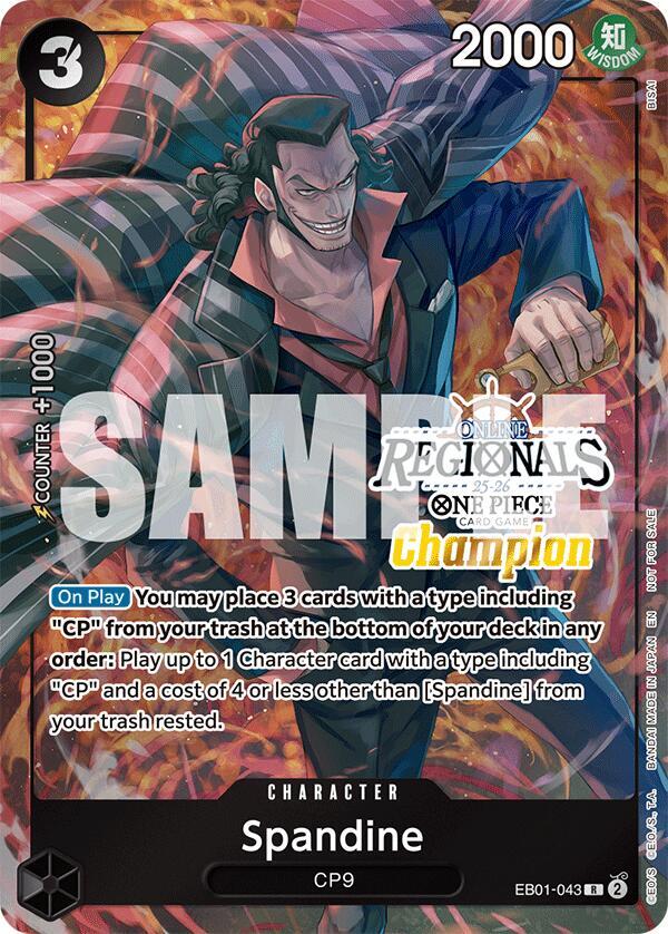Spandine (Online Regional Champion Card Set 2025 Vol.1) - One Piece ...