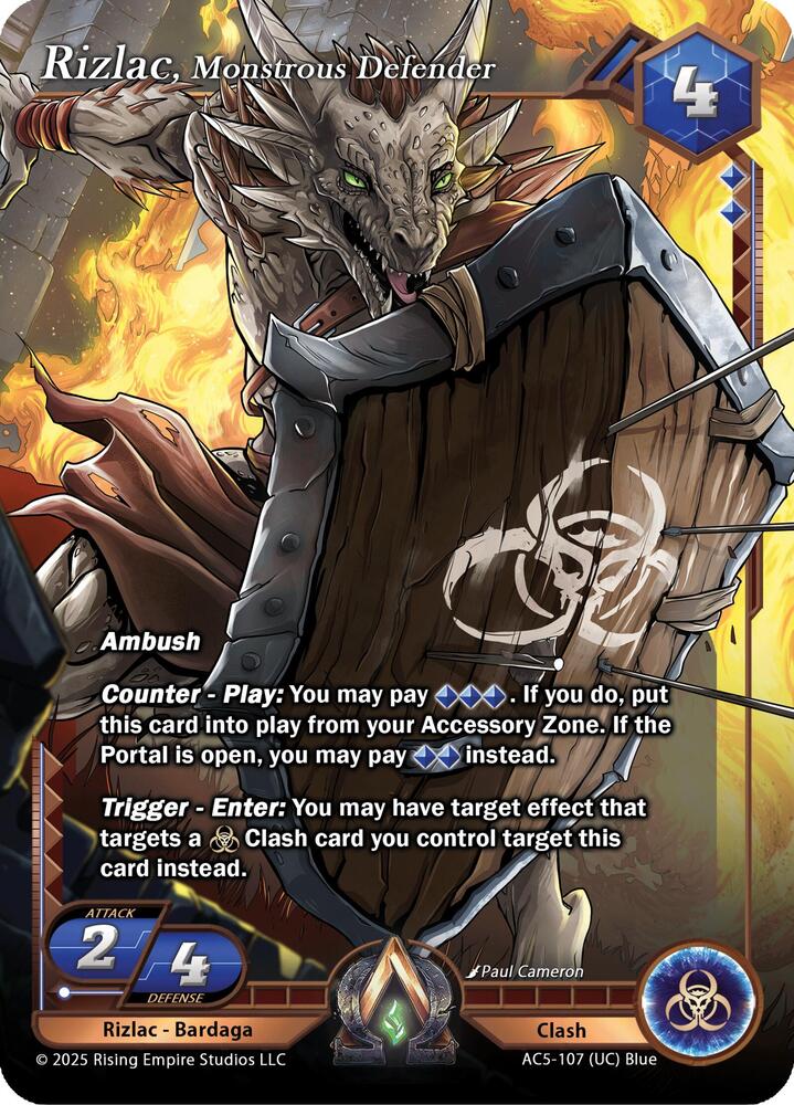 Rizlac, Monstrous Defender - Equilibrium - Alpha Clash - TCGplayer.com