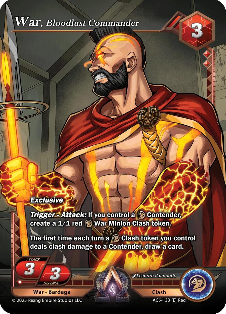 War, Bloodlust Commander - Equilibrium - Alpha Clash - TCGplayer.com