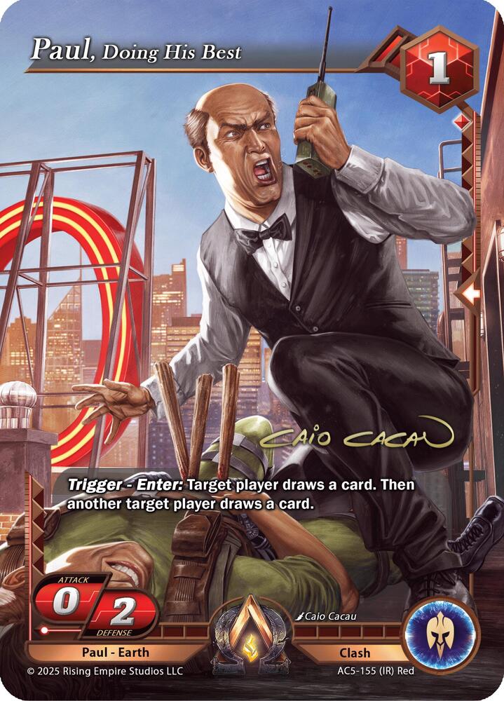 Paul, Doing His Best (Iconic Rare) - Equilibrium - Alpha Clash ...