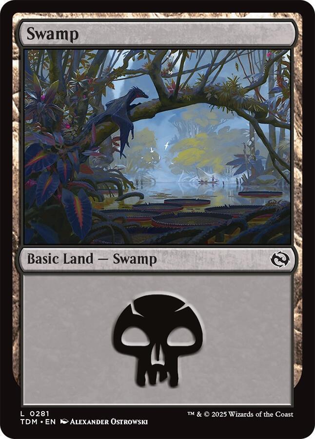 Swamp (0281) - Tarkir: Dragonstorm - Magic: The Gathering - TCGplayer.com