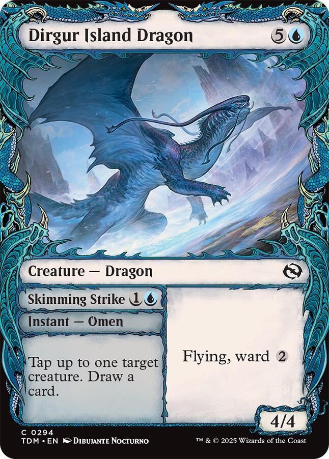 Dirgur Island Dragon (Showcase) - Tarkir: Dragonstorm - Magic: The ...