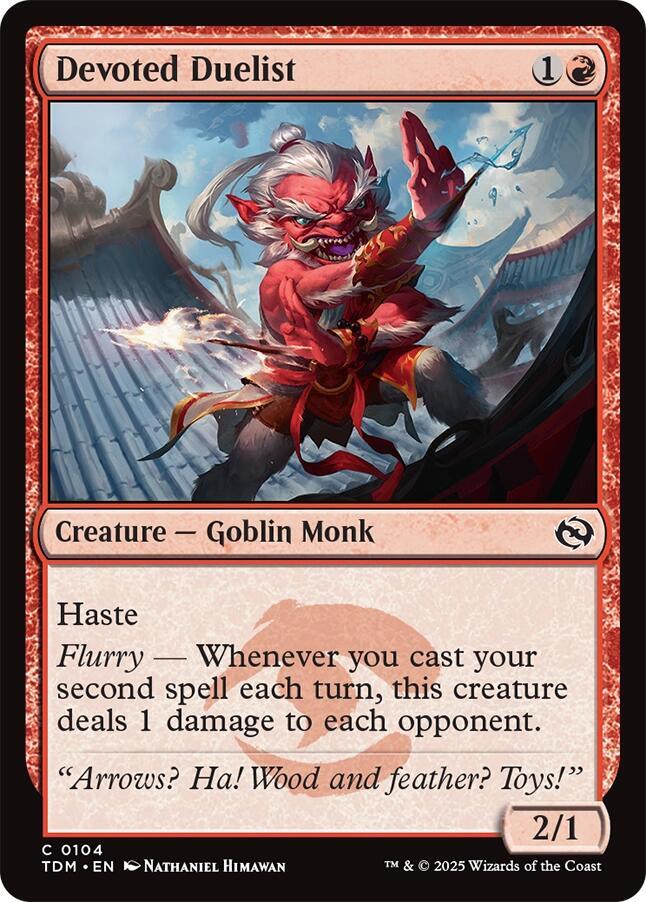 Devoted Duelist - Tarkir: Dragonstorm - Magic: The Gathering - TCGplayer.com
