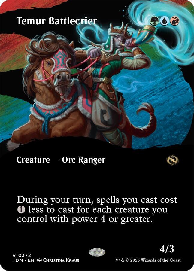 Eshki, Temur's Roar (Borderless) - Commander: Tarkir: Dragonstorm ...