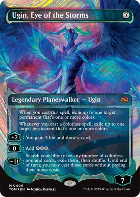 Ugin, Eye of the Storms (Showcase) (Halo Foil) - Tarkir: Dragonstorm ...