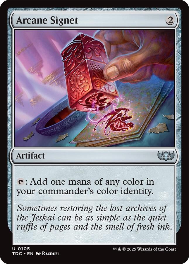 Arcane Signet - Commander: Tarkir: Dragonstorm - Magic: The Gathering ...