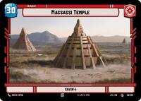 Massassi Temple // Shield - Jump to Lightspeed - Star Wars: Unlimited
