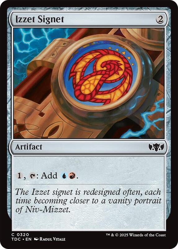 Izzet Signet - Commander: Tarkir: Dragonstorm - Magic: The Gathering ...