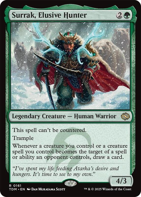 Surrak, Elusive Hunter - Tarkir: Dragonstorm - Magic: The Gathering ...