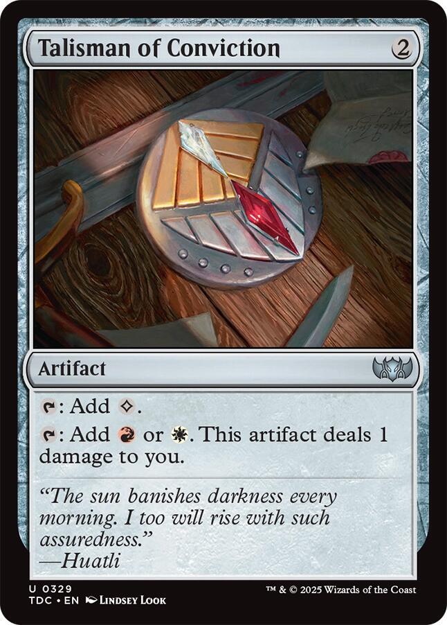 Talisman of Conviction - Commander: Tarkir: Dragonstorm - Magic: The ...