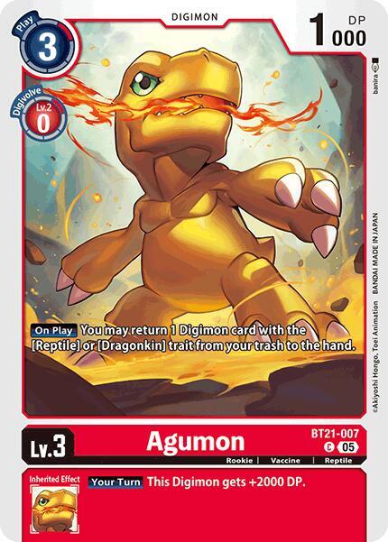 Agumon - BT21-007 - World Convergence - Digimon Card Game - TCGplayer.com