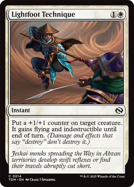 Lightfoot Technique - Tarkir: Dragonstorm - Magic: The Gathering ...