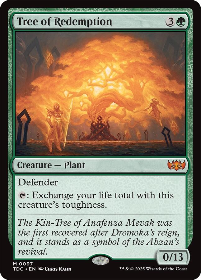 Tree of Redemption - Commander: Tarkir: Dragonstorm - Magic: The ...