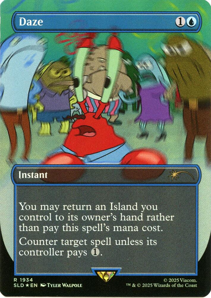 Daze (Rainbow Foil) - Secret Lair Drop Series - Magic: The Gathering ...