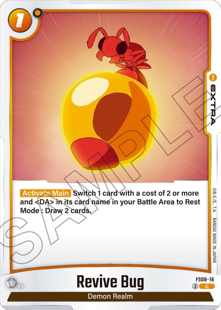 Revive Bug - Starter Deck 8: Vegeta (Mini) Super Saiyan 3 - Dragon Ball ...