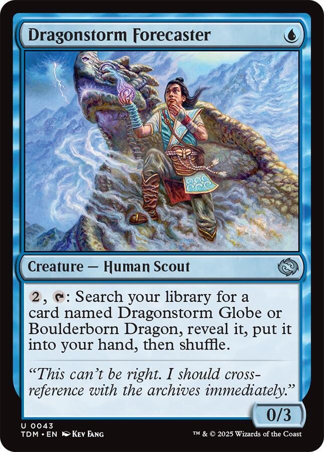 Dragonstorm Forecaster - Tarkir: Dragonstorm - Magic: The Gathering ...